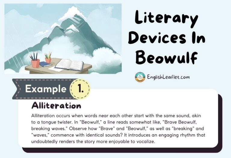 Examples of Literary Techniques in Beowulf's Lines