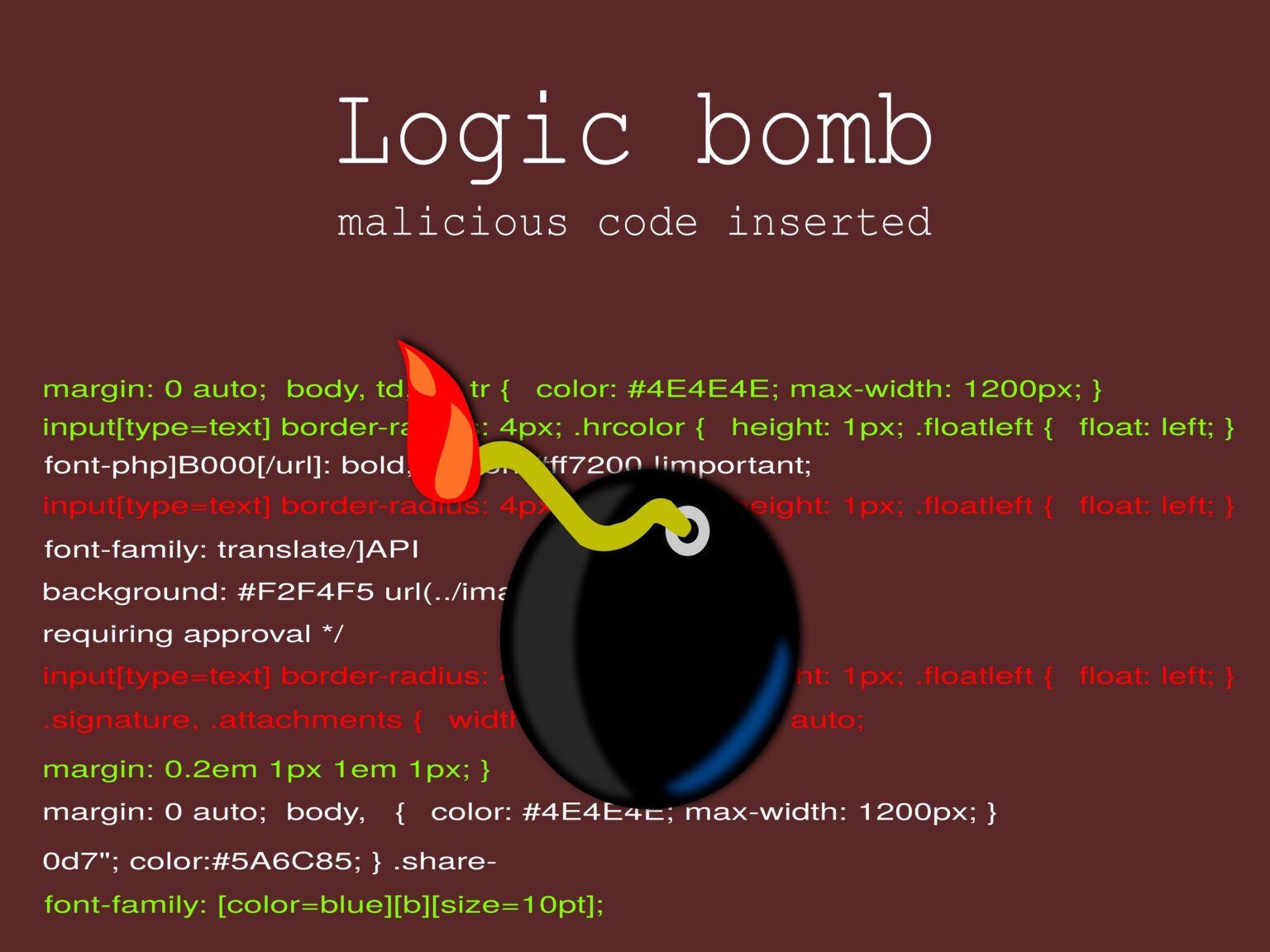 Examples of Logic Bombs in Cyber Security