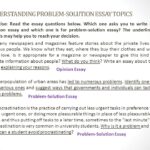 Problem and Solution Examples for Everyday Challenges