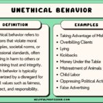 Examples of Unethical Behavior and Its Consequences