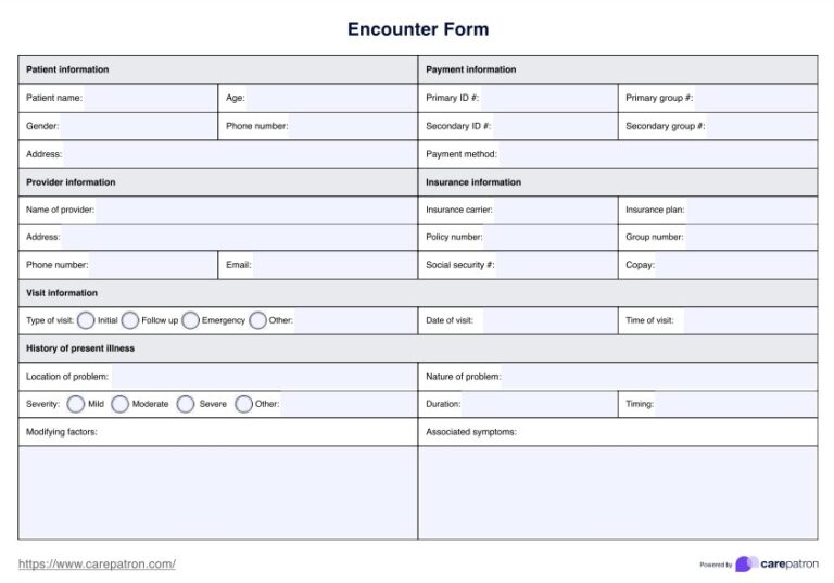Routing Slips, Encounter Forms, Charge Slips & Superbills