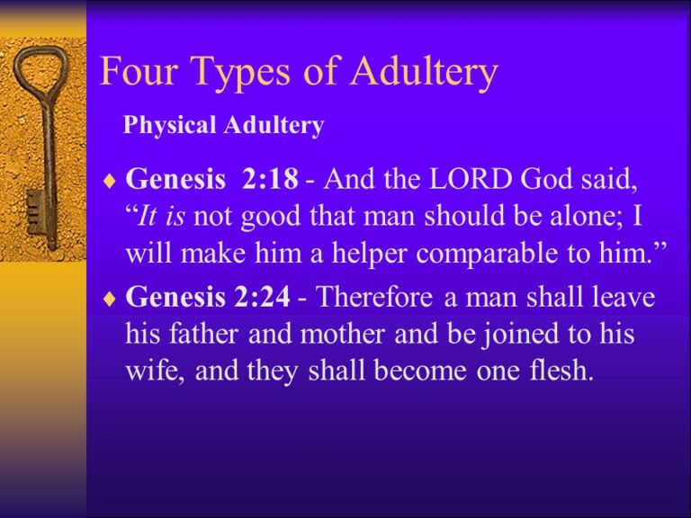 Types of Adultery in Bible