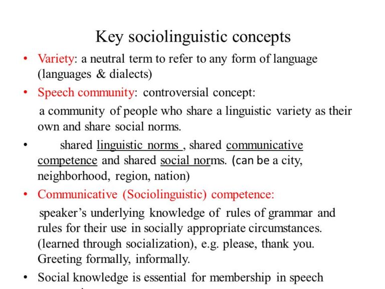 What Is Sociolinguistics: Key Concepts Explained