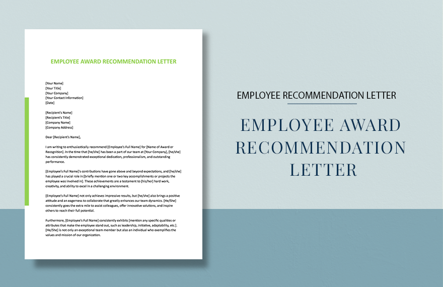 Writing an Award Nomination Example to Stand Out